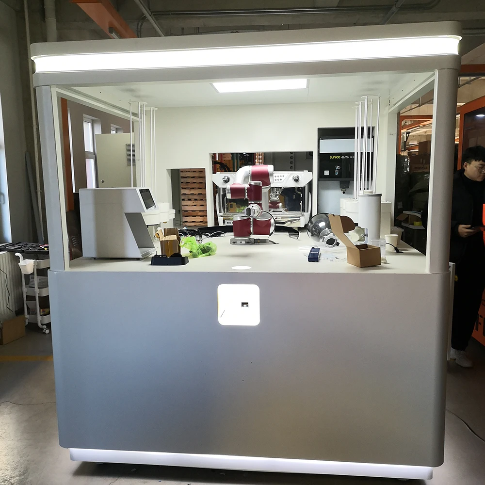 Automatically Commercial Robot Arm Coffee Maker Coffee Machine Robotic ...