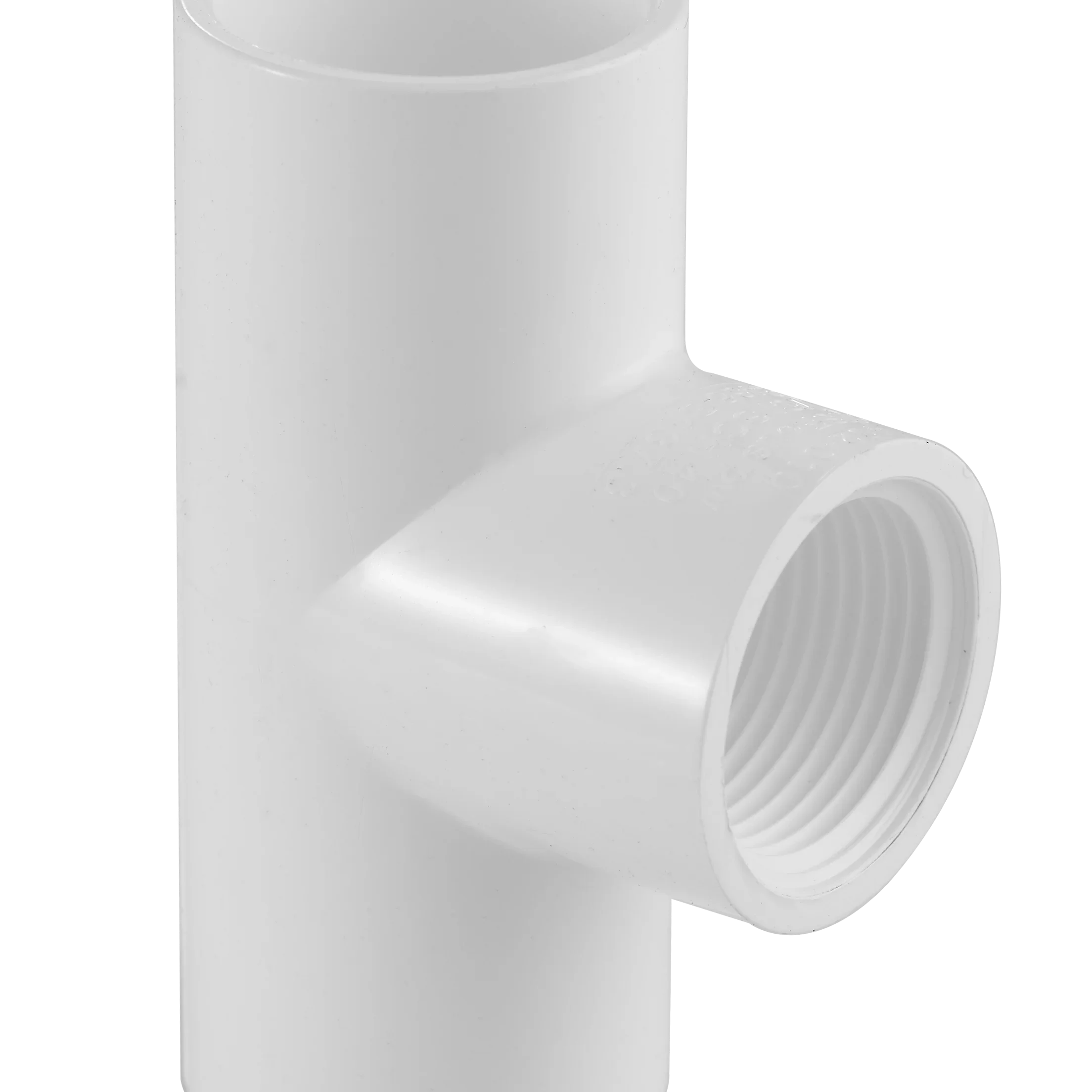 Leso America 402-005 Pvc Pipe Fitting,Tee,Schedule 40,White,1/2 ...