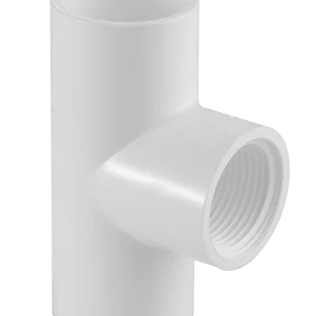 Leso America 402-005 Pvc Pipe Fitting,Tee,Schedule 40,White,1/2 ...
