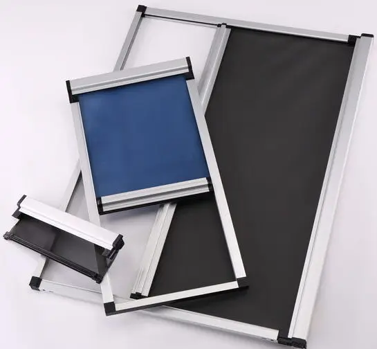 Factory price window flyscreen roller roll up screens retractable ...
