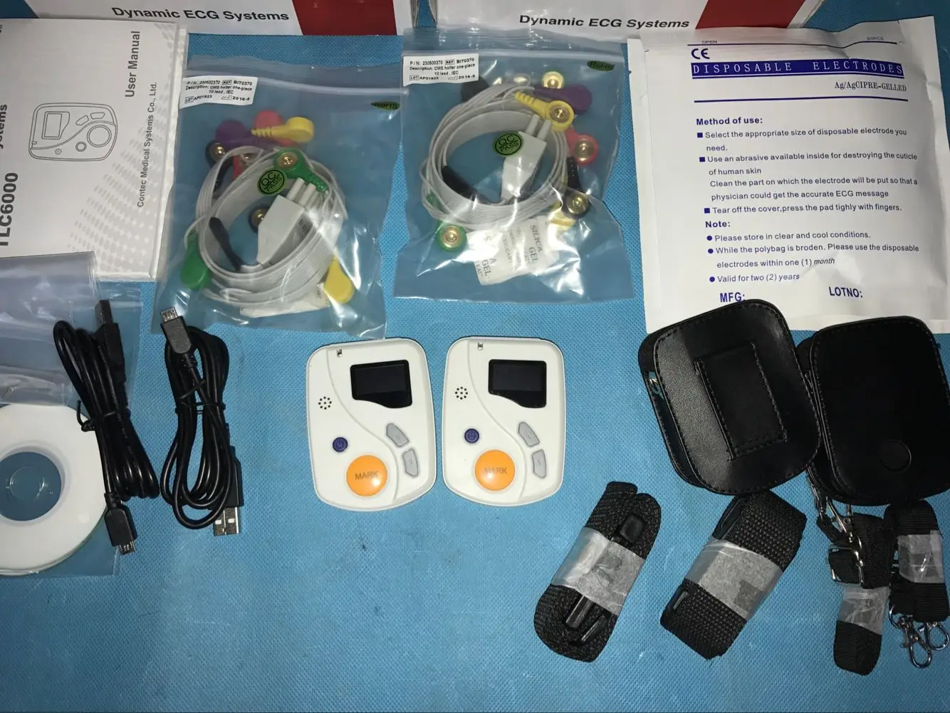 Mslht02 12 Channel Ecg Holter 24 Hour Ecg Holter Holter Ecg Monitor ...