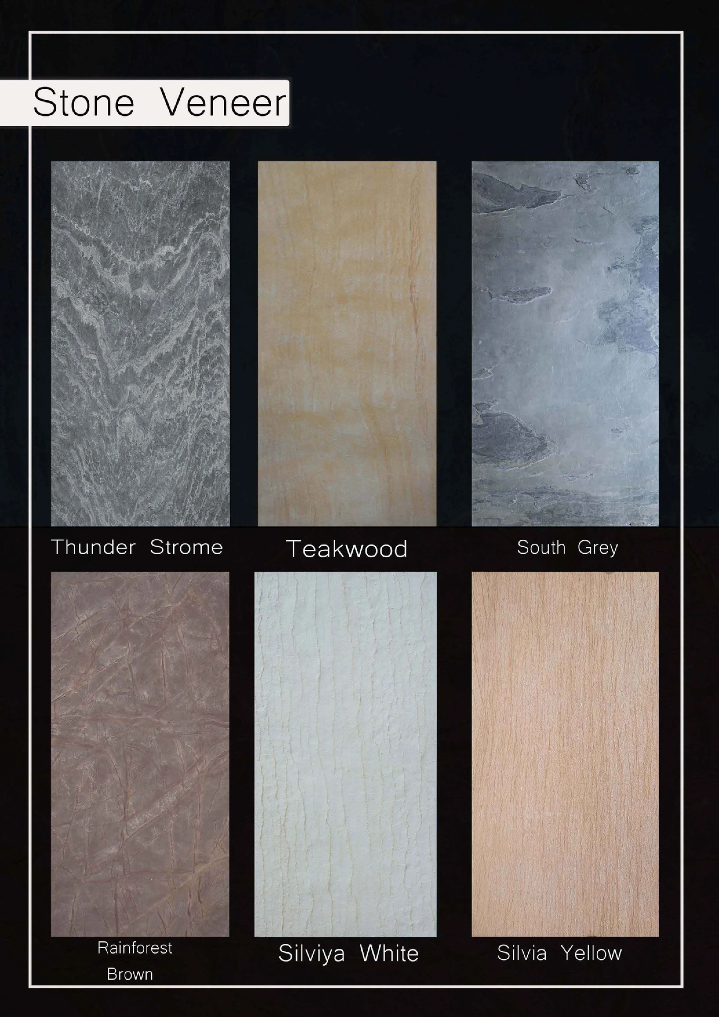 Indian Autumn Translucent Flexible Stone Veneer for Outdoor