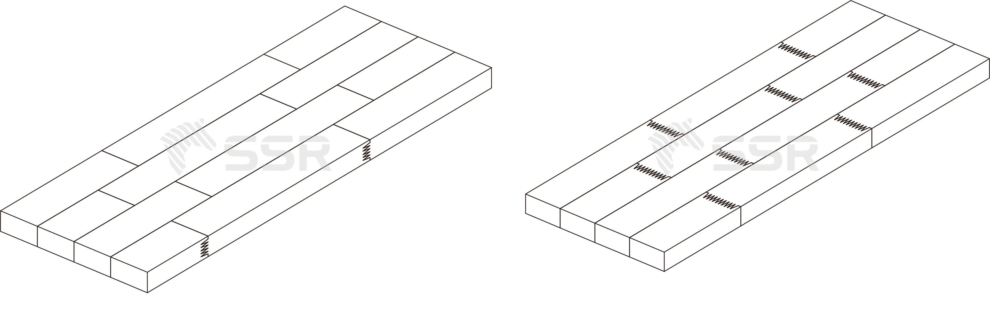 Rubberwood Finger Joint Laminated Panels for Commercial Use