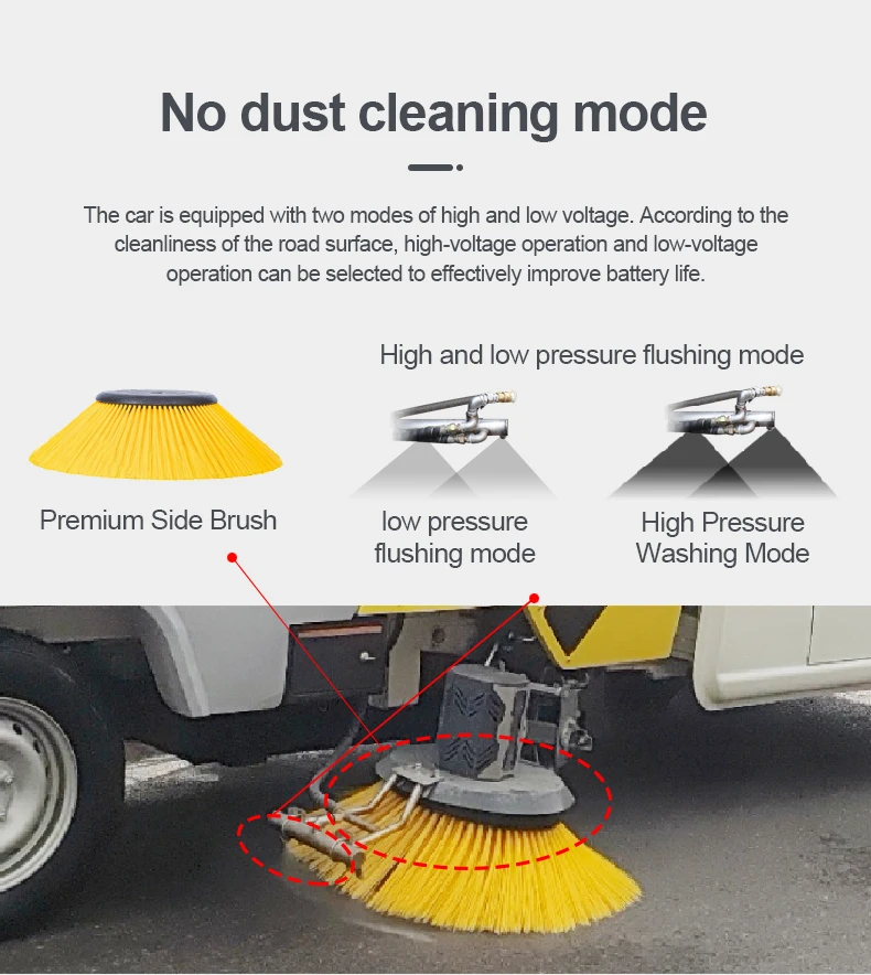 3cbm Electric Street Cleaning Machine - Efficient Sweeper