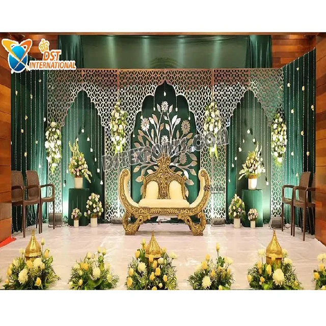 Arch Design Laser Cut Panels For Pakistani Weddings Laser Cut Backdrop ...