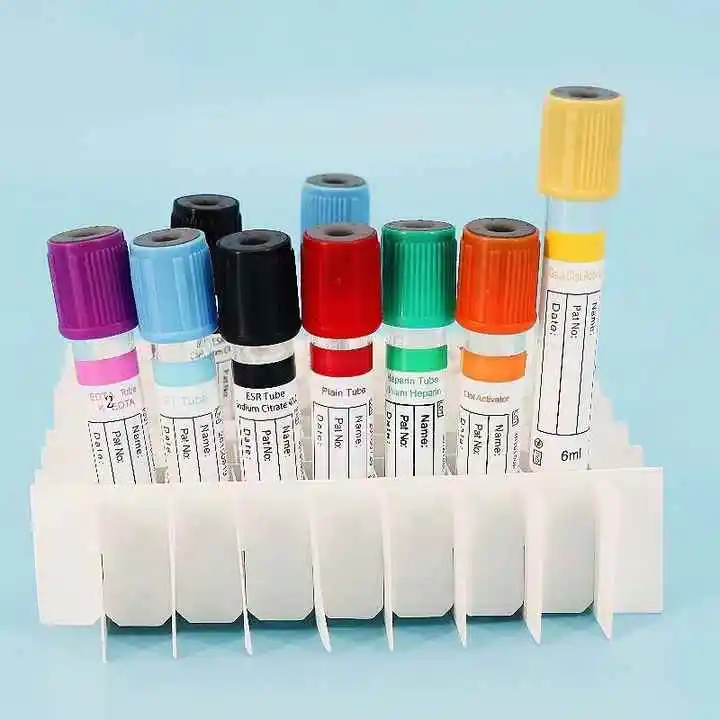 Disposable K3 Edta Sodium Citrate Medical Plasma Gel Tube Plain Vacuum ...