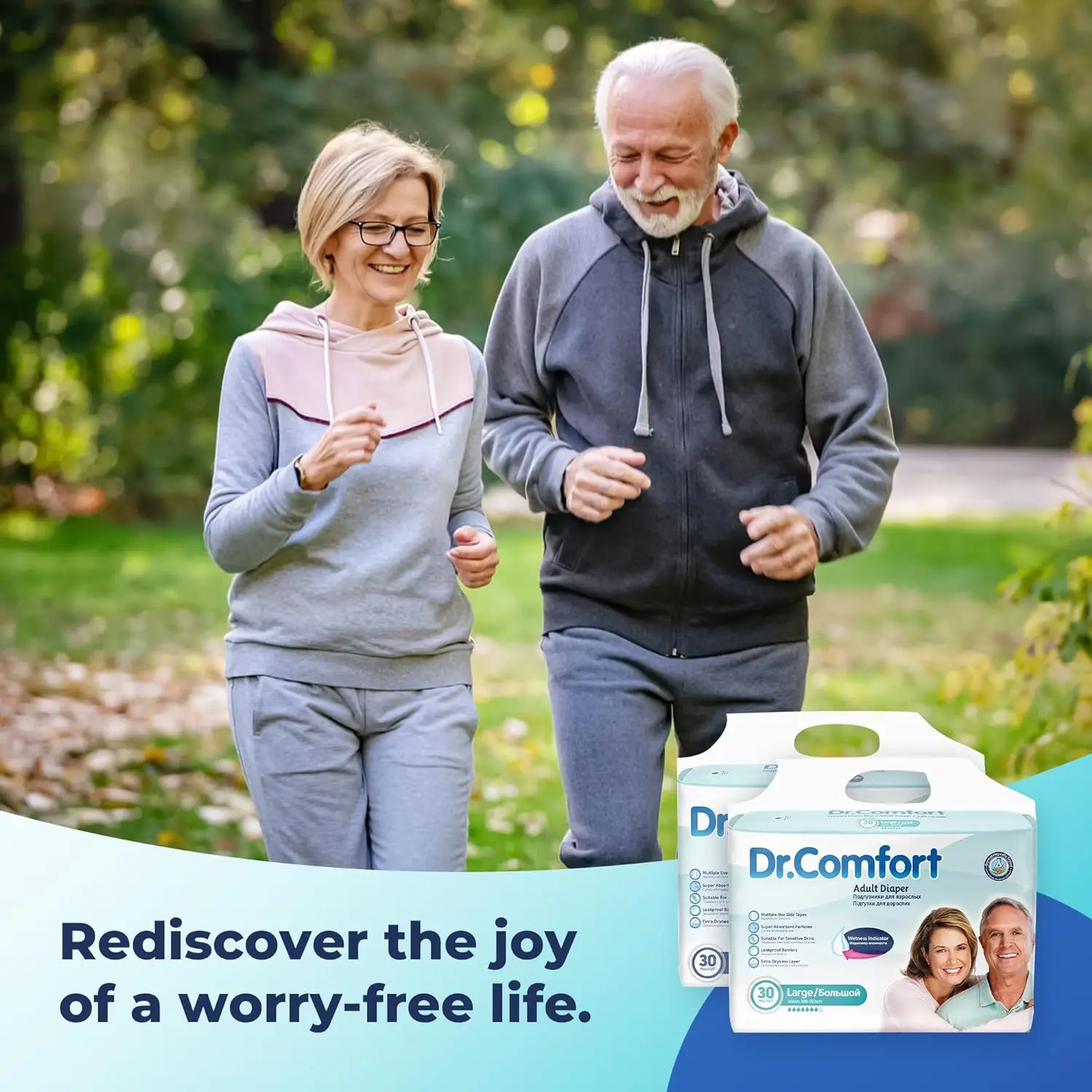 Comfortable Fit Large Size Overnight Incontinence Adult Diaper Pants ...