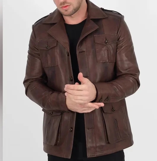 2024 Leather Jackets Cheap Price High Quality Brown Lather Jackets ...
