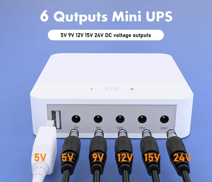 Mini Ups For Wifi Router Cctv Cameradc 5v 9v 12v 15v 24v Ups For Modem Onu Dc Online Ups - Buy ...