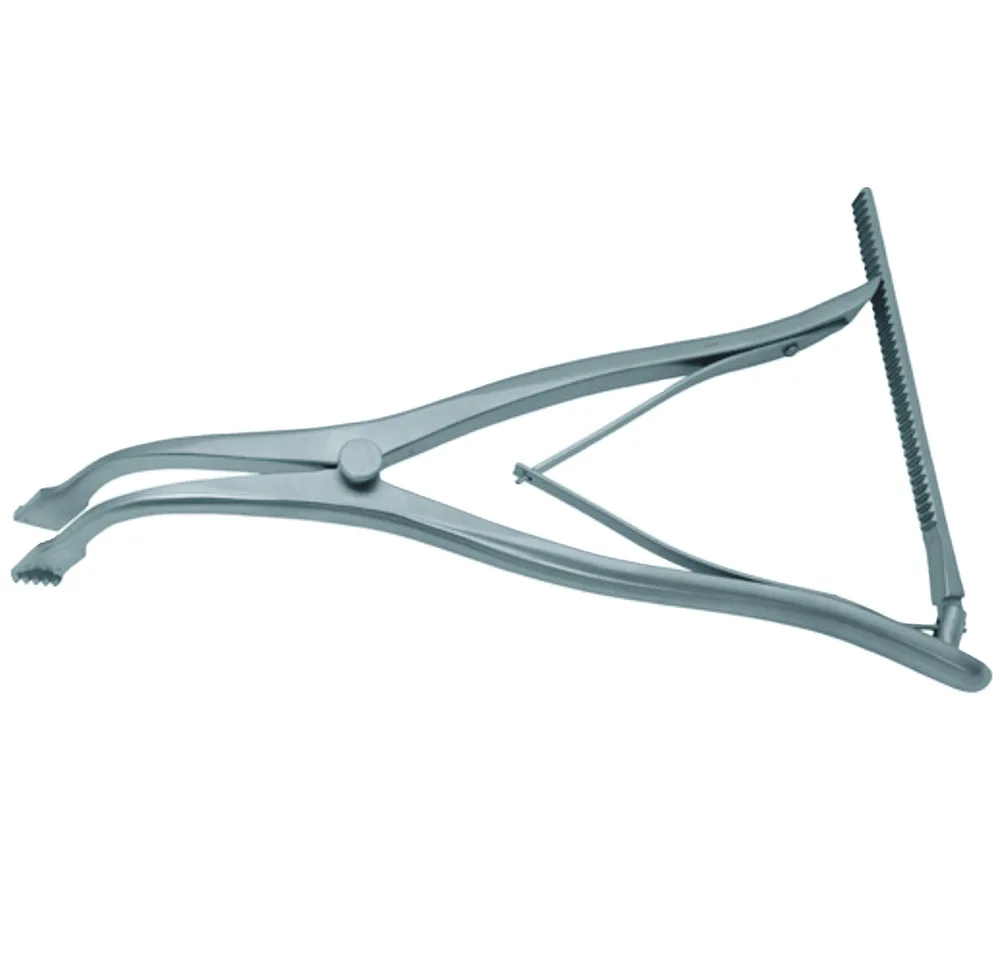 Orthopedic Bone Holding Forceps With Stainless Steel Offset Lamina ...