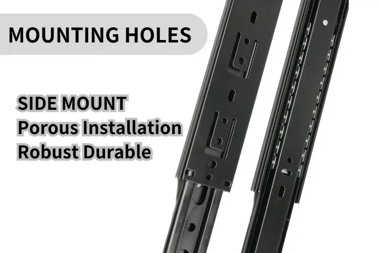 Drawer Slide Rail Telescoping Buffer Double Spring Storage Box Taiwan ...