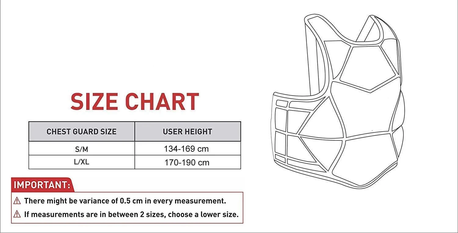 Chest Guard Taekwondo Mma Body Chest Protector Unisex Adults Pu Leather ...