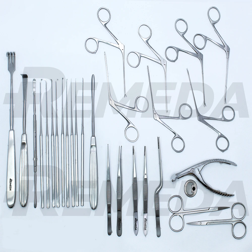 REMEDA Tympanoplasty Micro Ear Surgery Surgical Instruments Set 41 ...