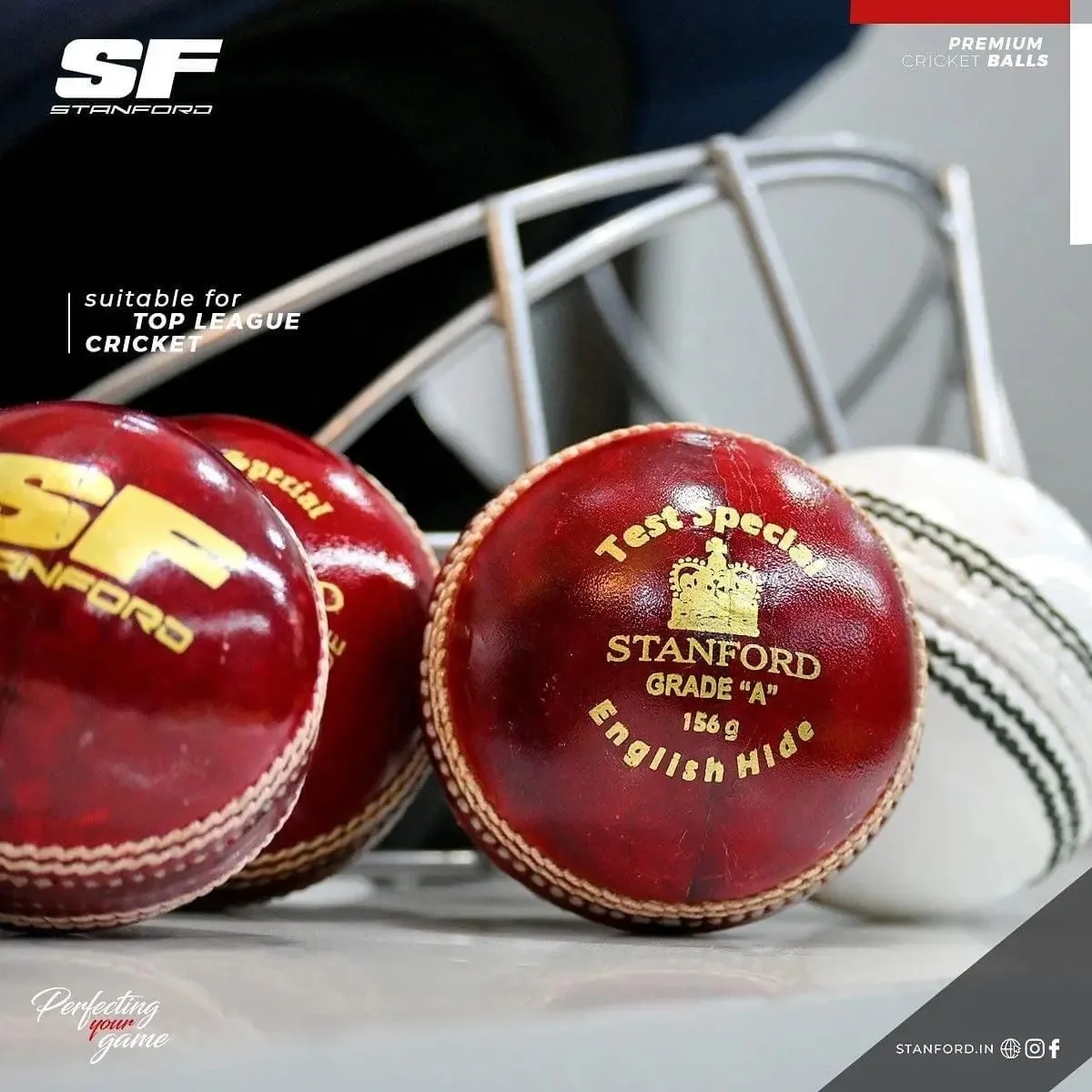Cricket High Quality Match Ball With Weight 135,142,156gram - Buy ...
