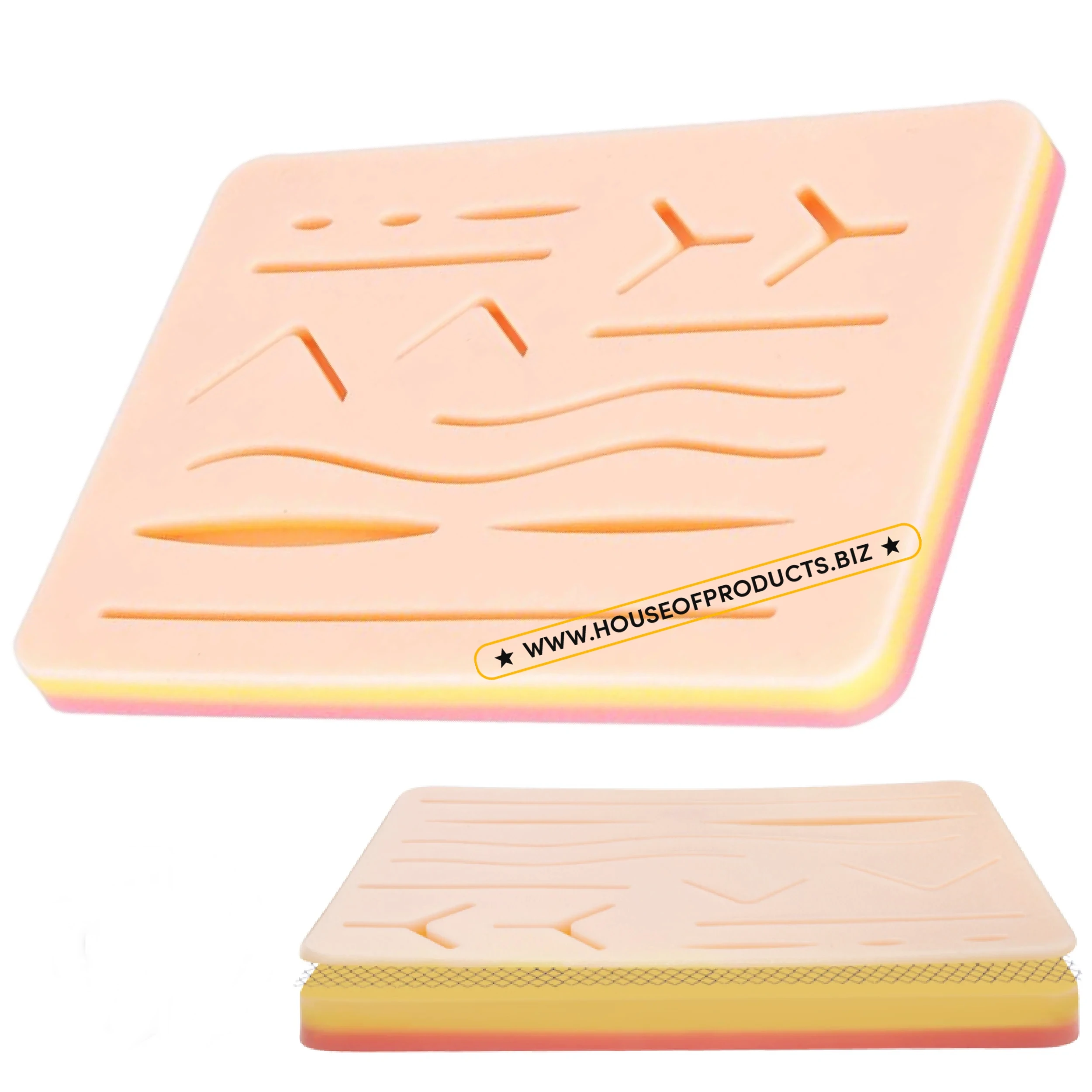 Surgical Suture Training Kit Skin Operate Suture Practice Model ...