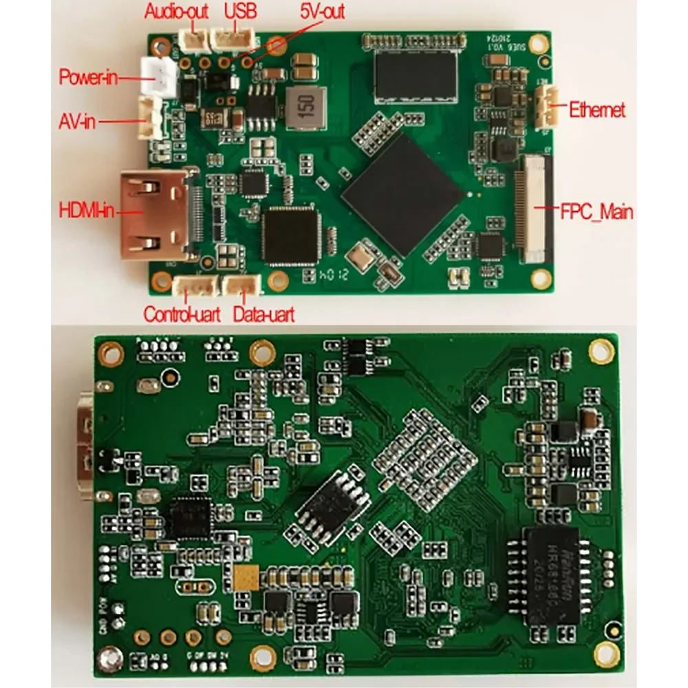 Hd-mi Ip Encoder Modulator Cvbs H.265 H.264 Encoding Board Pcba ...
