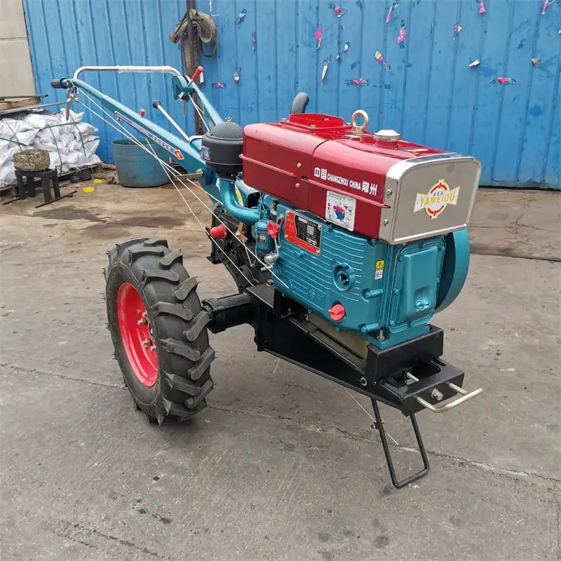 High Quality Farm Mini Farm Diesel Monoculture Power Tiller Two Wheel ...