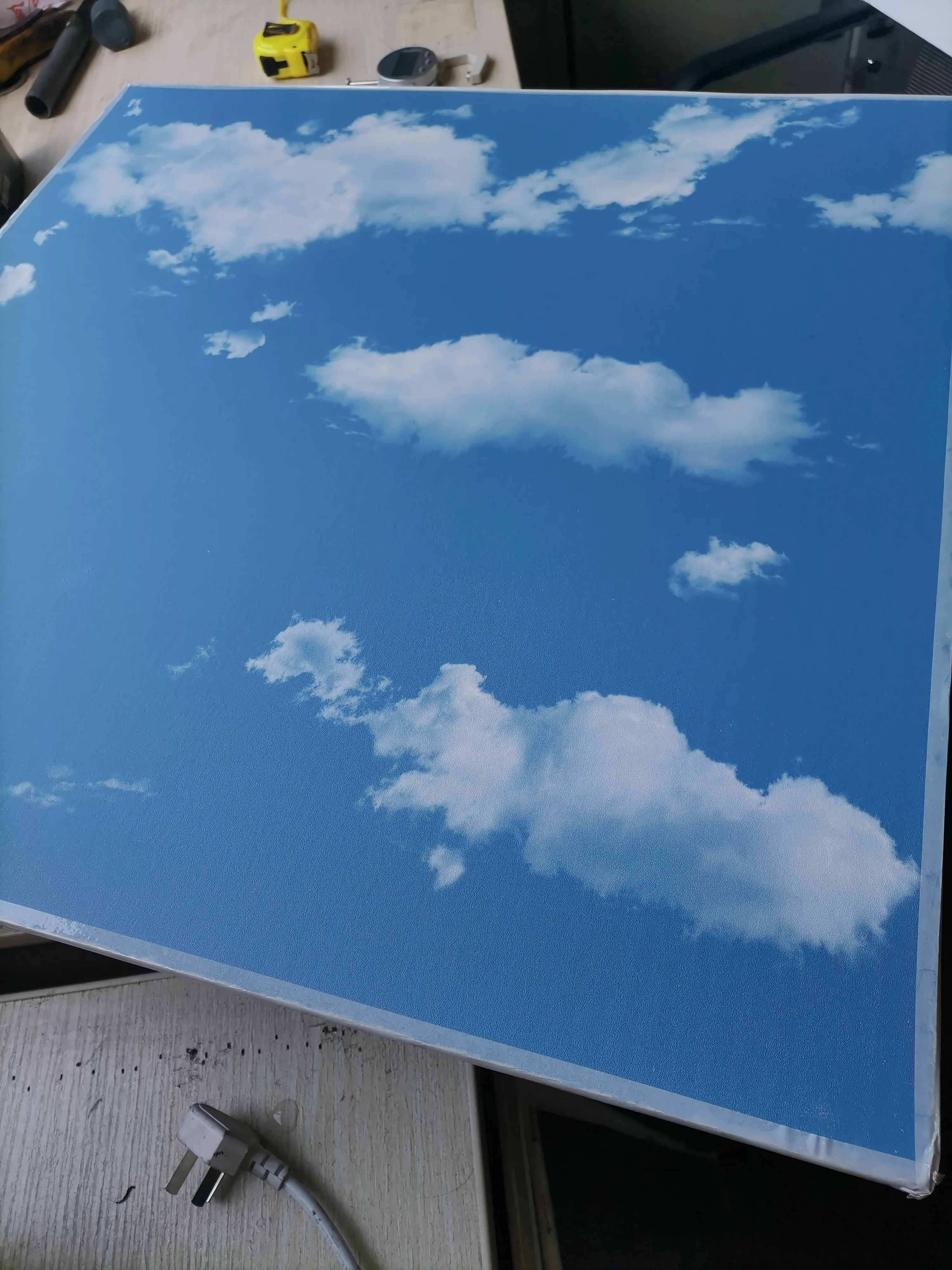 Vinyl Faced 2x4 Design PVC Laminated Gypsum Ceiling Panel Tiles ...