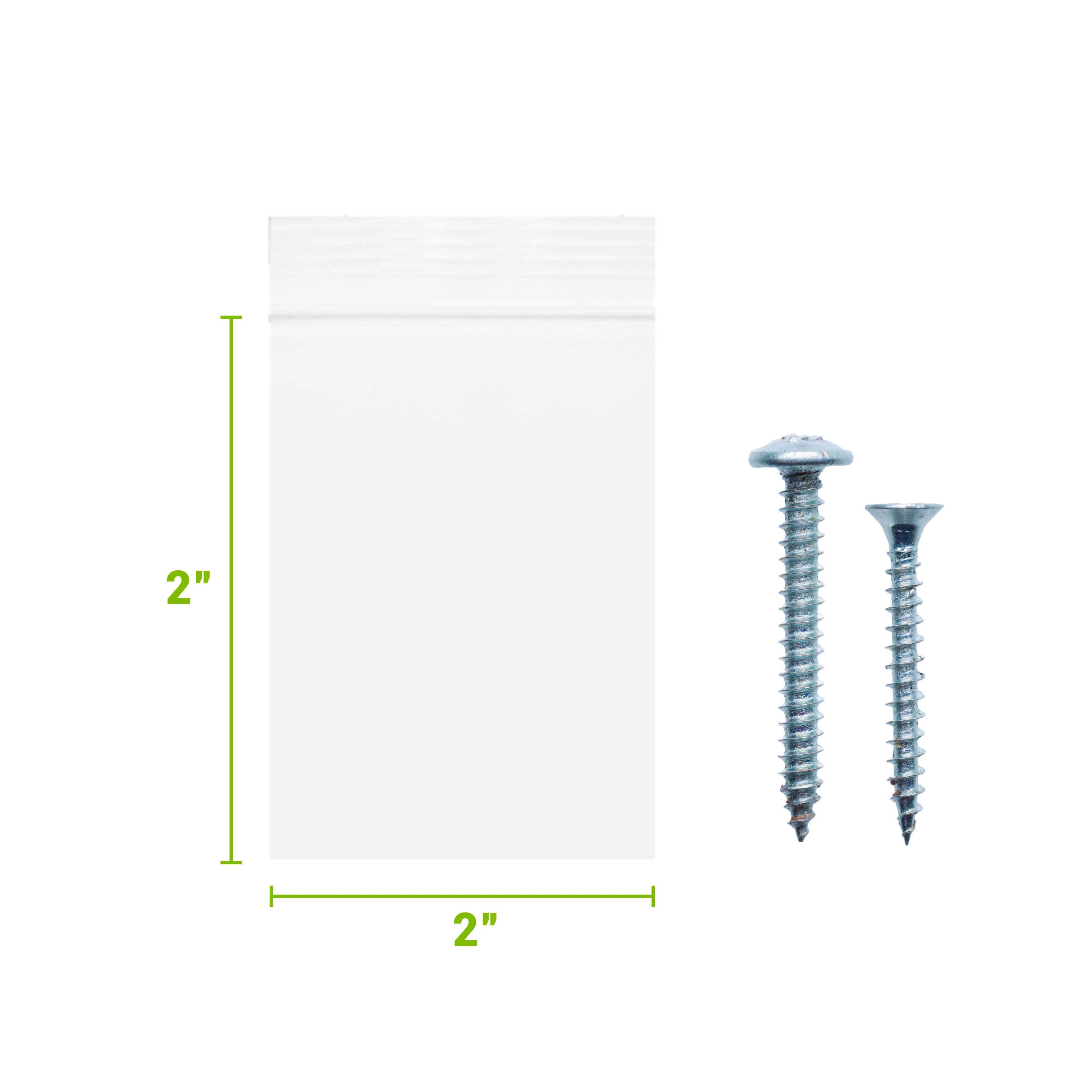 2x2 Inch Packaging - Durable, Waterproof Poly Ziplock Bags