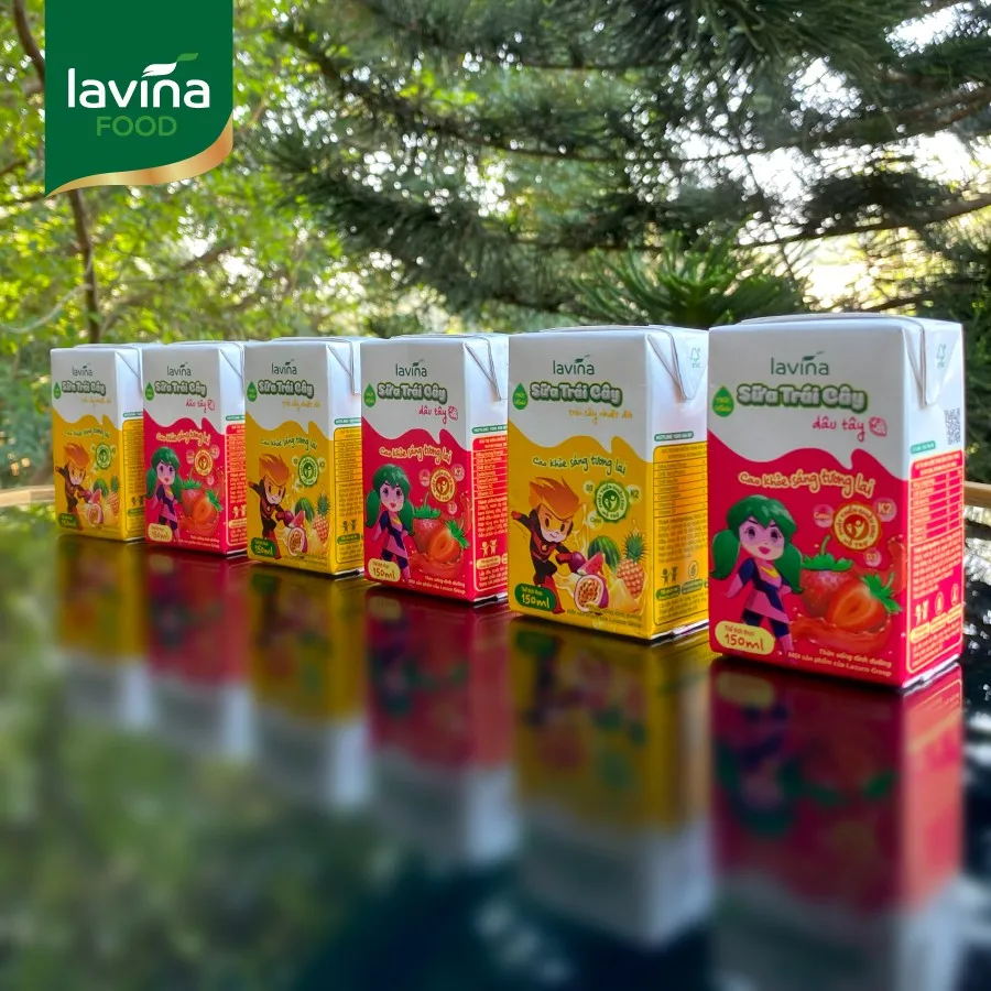 Natural Taste Juicy Milk Drink Tropical Flavoured 150ml Lavina Brand ...
