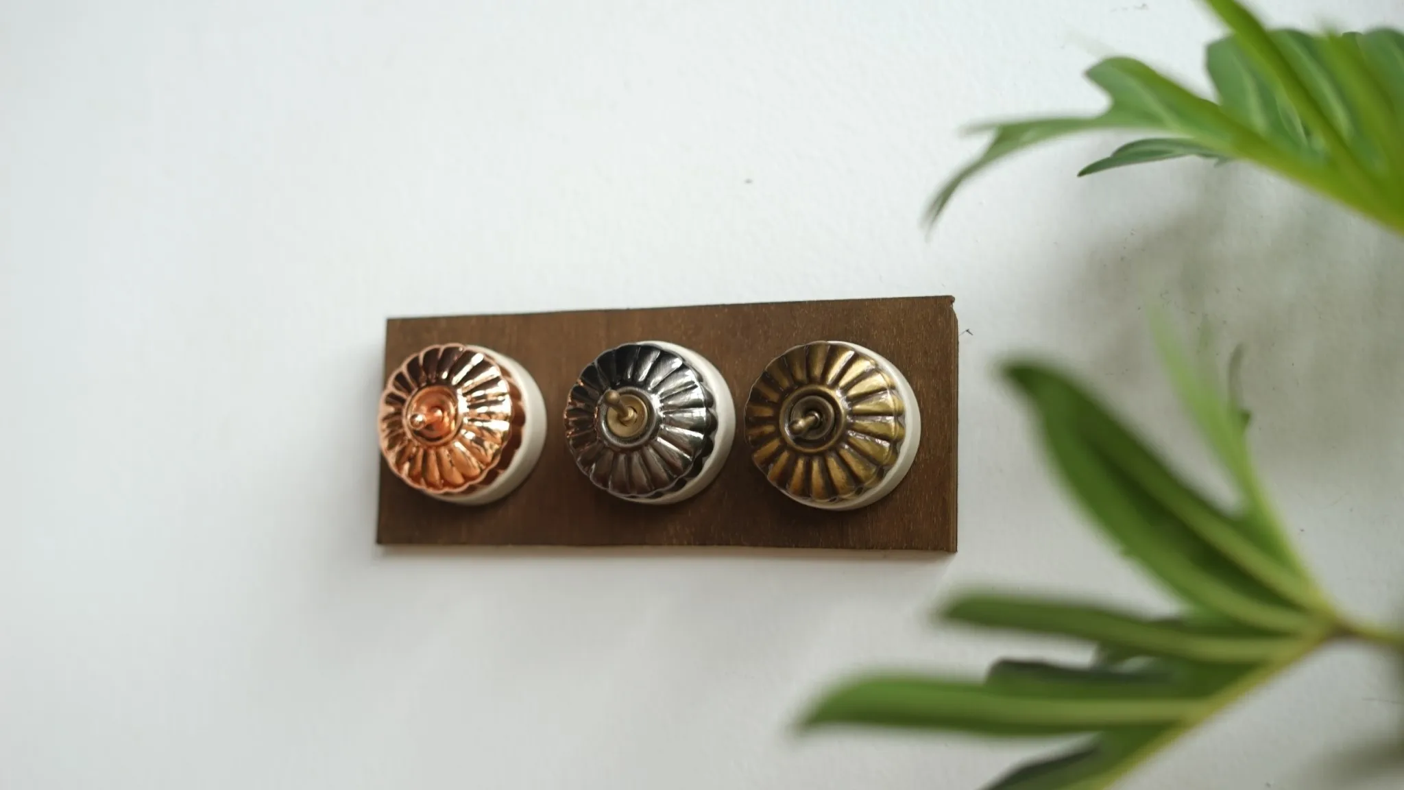 Vintage Ceramic Toggle Light Switch Brass Lever Retro On-off Wall ...