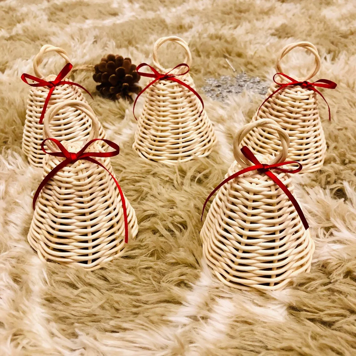 Customizable Rattan Christmas Decorations - Best Sellers