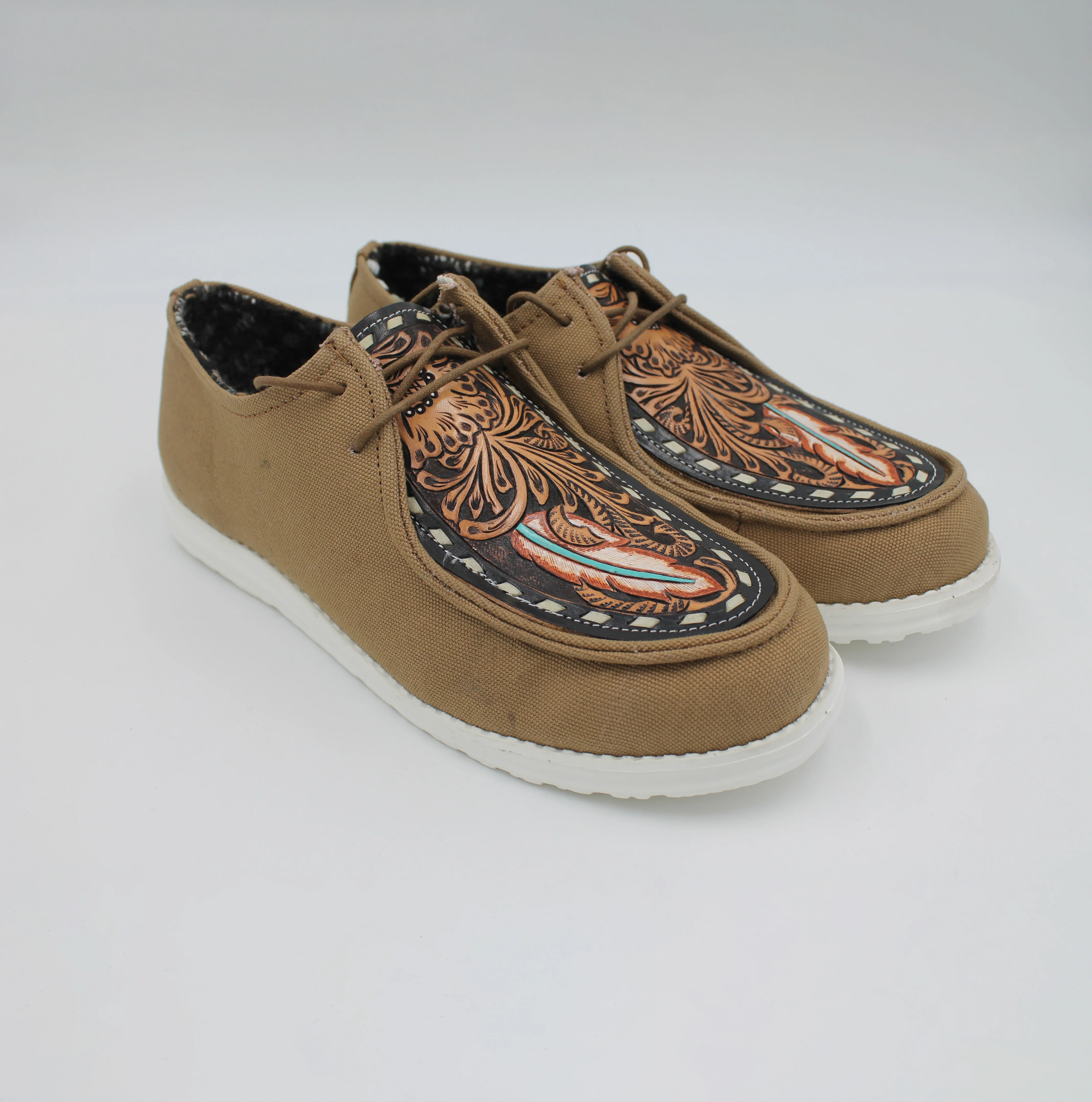 Indian Hand Tooling And Carving Western Mexican Style Shoes Latest ...