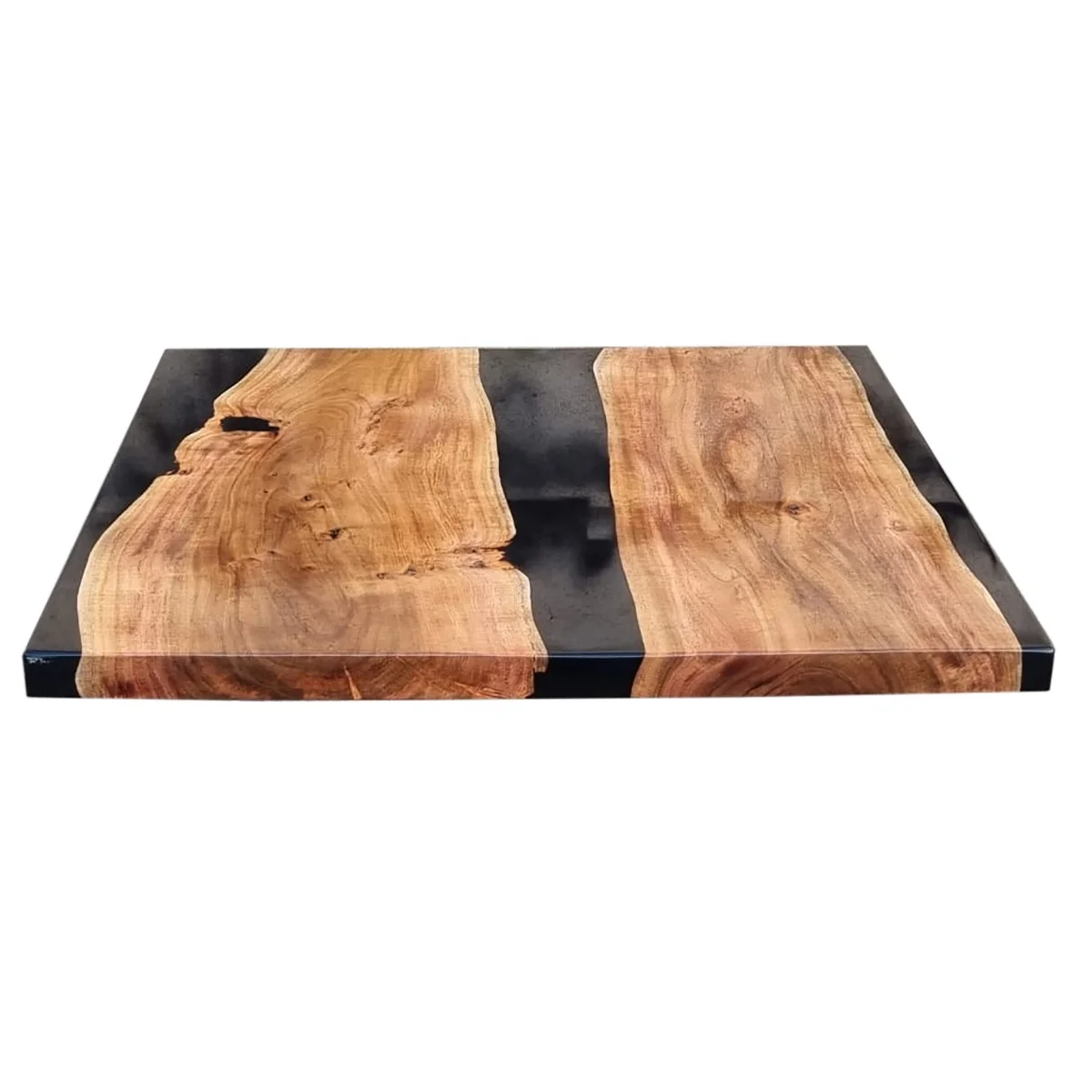 Rectangle Black Epoxy Resin Table Top 120x60 cm High Quality Best ...