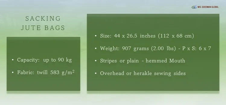 112x68 Cm 907g New Jute Bag For Cocoa Cashew Coffee Food-grade Burlap ...