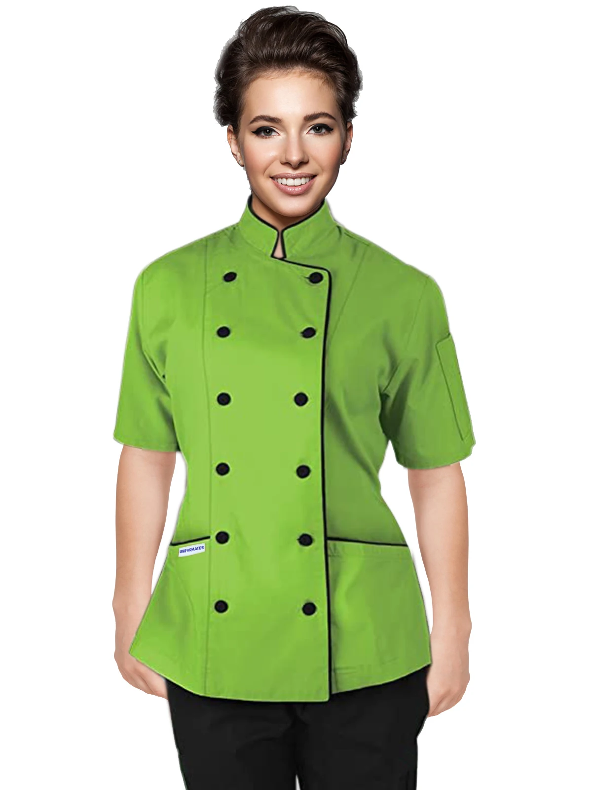 Unisex Professional Culinary Uniforms Tailored Fit Chef Coat Jacket ...