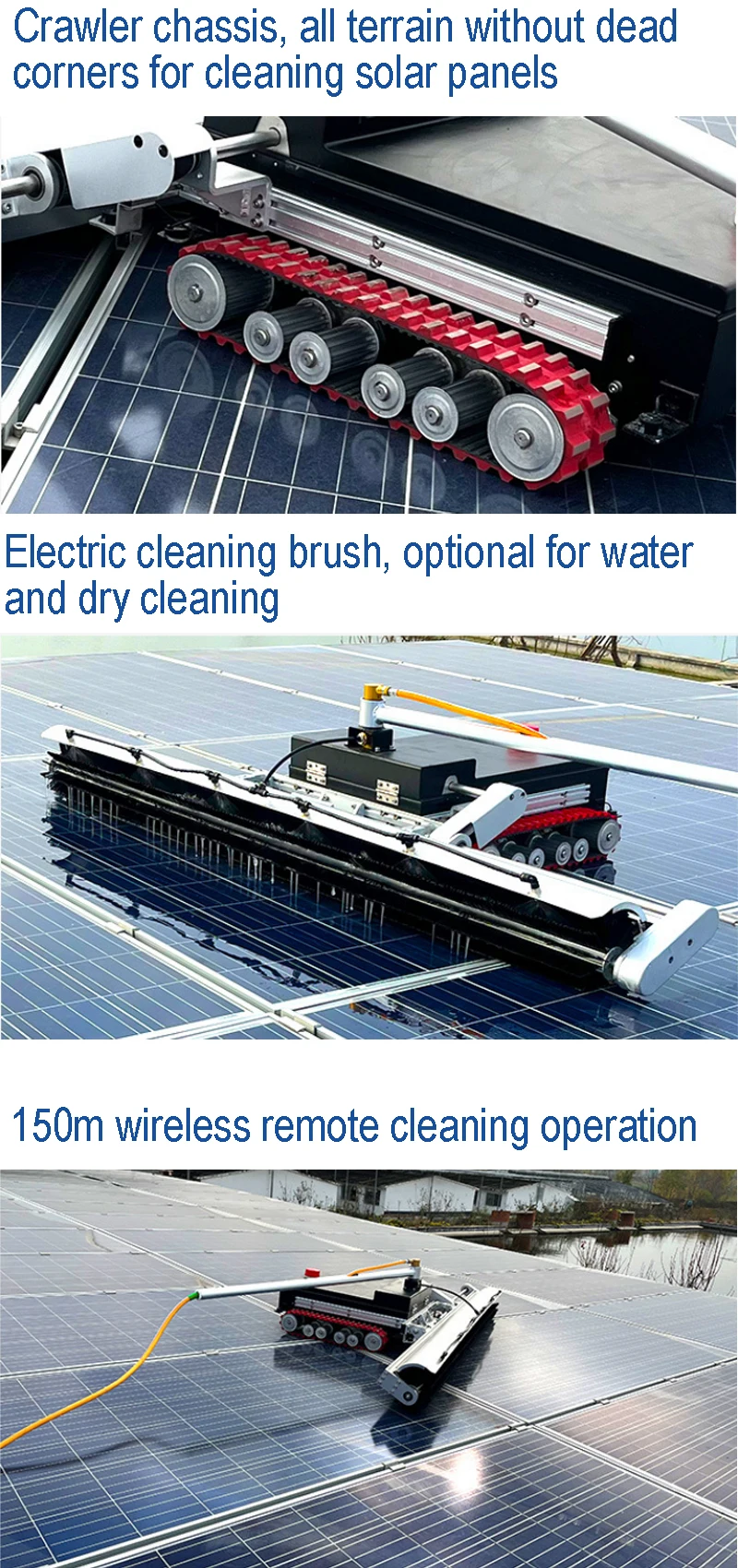 Teamants Solar Panel Cleaning Robot - Efficient & Durable