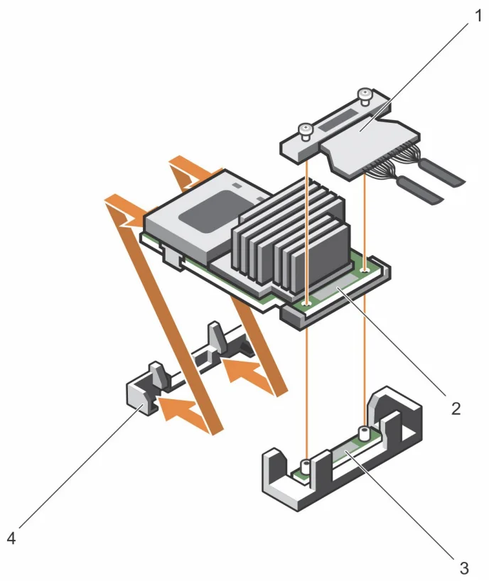 Netzwerk adapter Dell PERC H740P Mini-Karte sas Smart Array h330 h345 ...