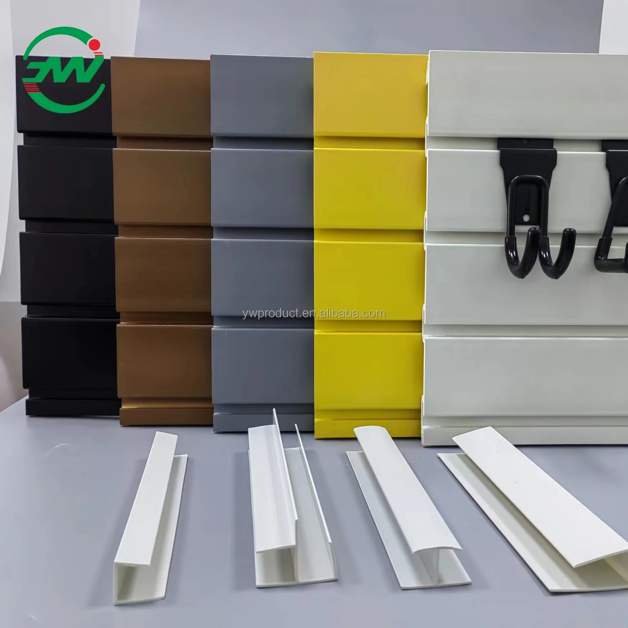 Customized Size Pvc Slat Wall Plastic Storage Panel For Garage ...