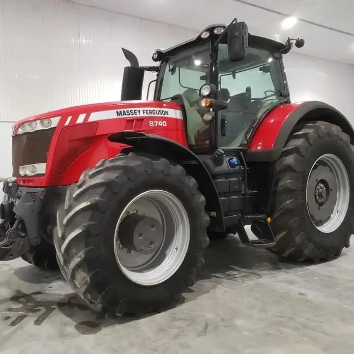 Fairly Used Massey Ferguson Mf8740 4x4 Wheel Tractor 4 Cylinder Diesel ...