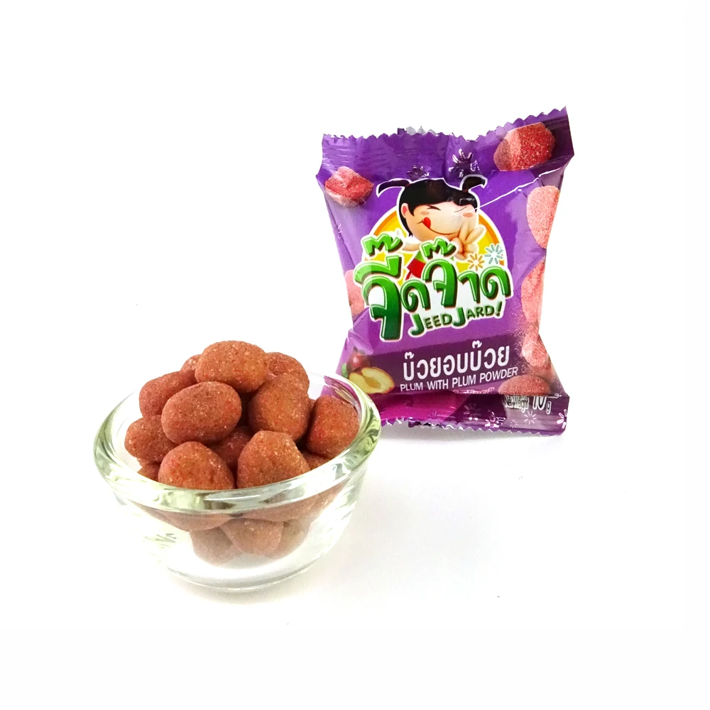 Jeedjard Halal Chewy Plum Candy Dried Sour Fruit Sweets With Chewy ...