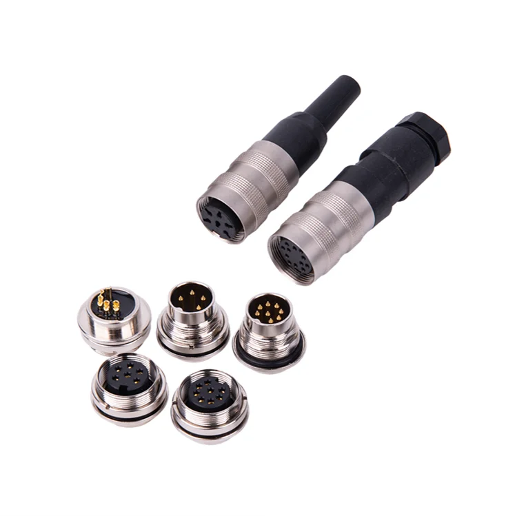 Waterproof IP67 M16 a B Coded 5A 3A Female Male Connector Cable ...