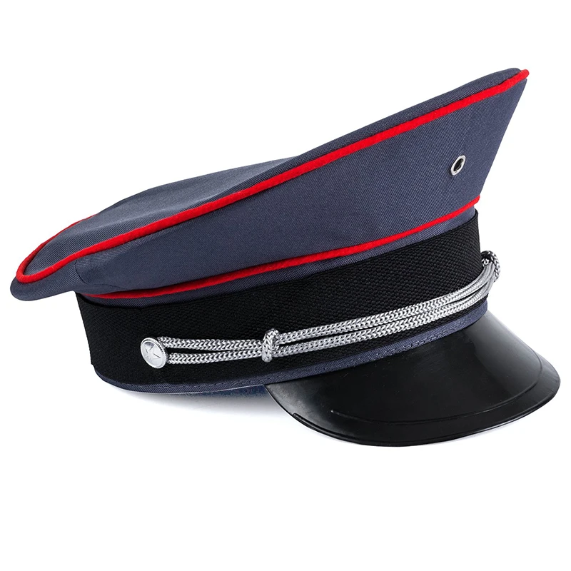Custom Officer Peak Cap Head Wear Wholesale Officer Peaked Hat With ...