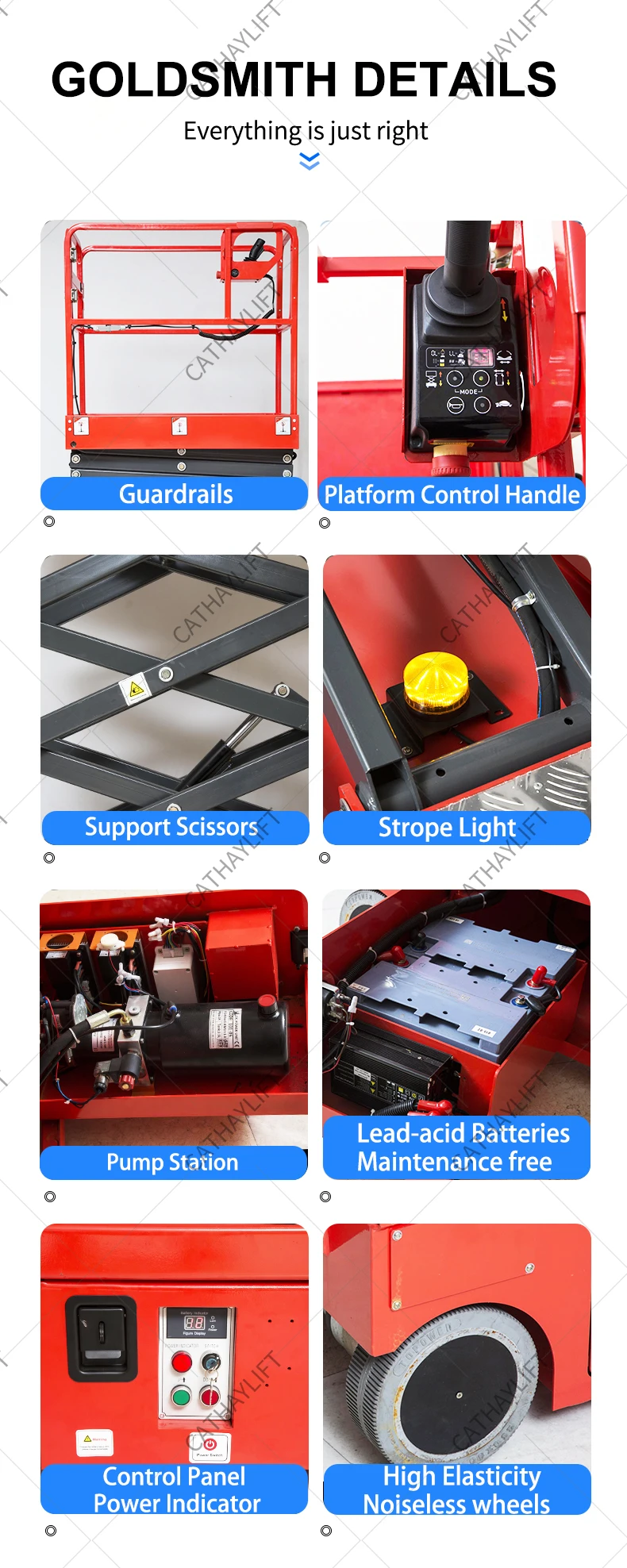 Hydraulic Lifter Machine Mini Self Propelled Electric Man Lift - Buy ...