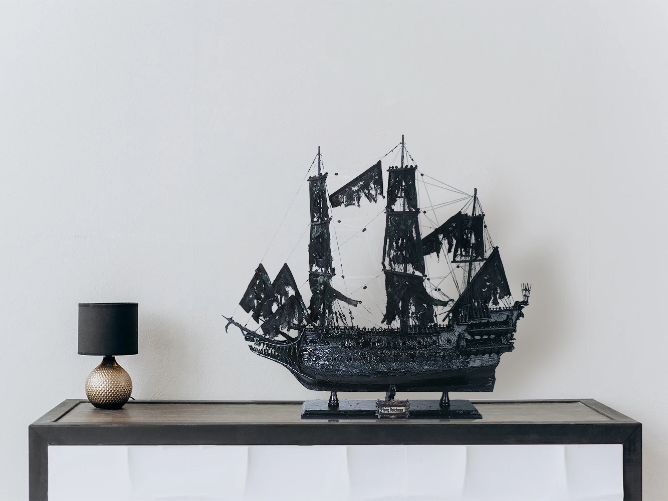 Flying Dutchman Model Ship Medium Wooden Handicraft Products Nautical ...