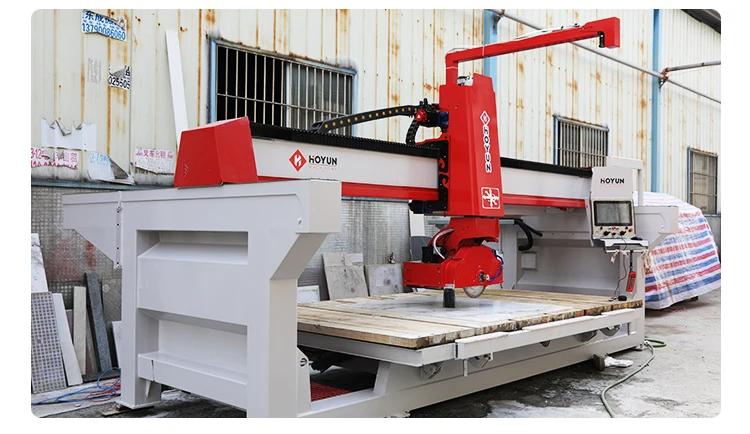 Hoyun Automatic CNC 5 Axis Bridge Saw - Efficient Stone Cutting