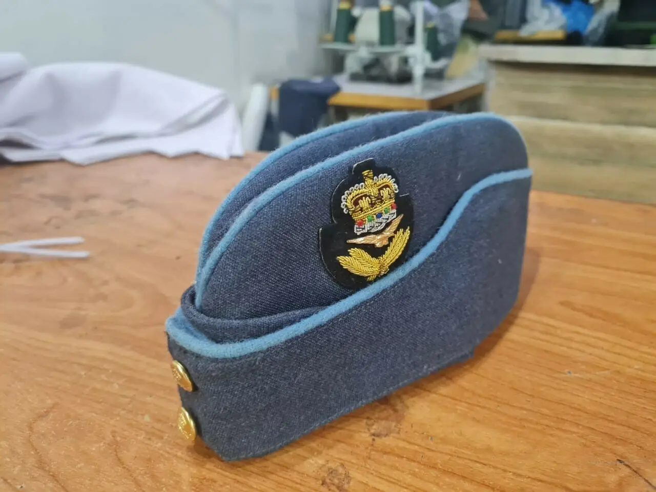 Wwii Royal Air Raf Side Cap1940 S Ww2 Forage Hat Uniform Dress Hat ...