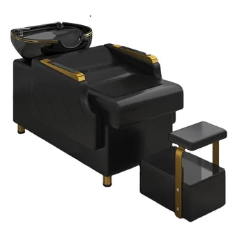 Modern Backwash Light Grey Color Professional Salon Shampoo Station ...