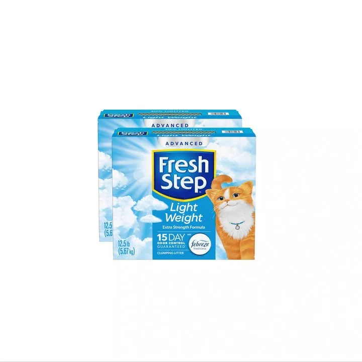 Fresh Step Advanced Extreme Cat Litter Febreze Freshness Extra Strength ...