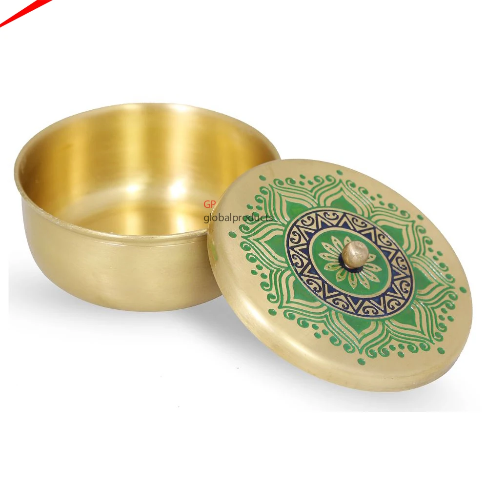 Decorative Golden Metal Masala Box For Kitchen Spice Box - Buy Masala ...