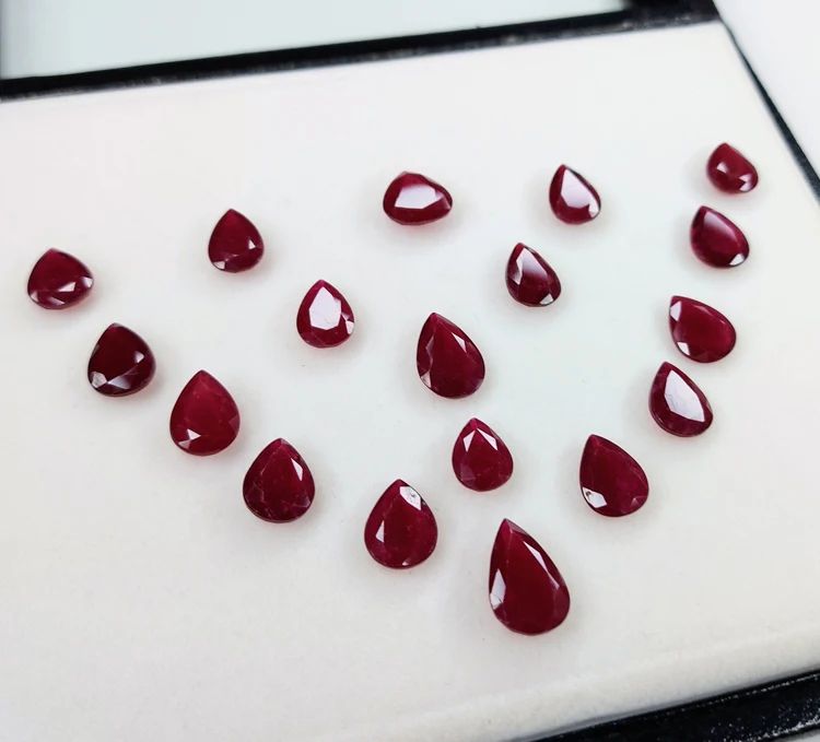 Blood Red Color Finest Quality 100% Natural 300 Carat Pears Drops Far ...