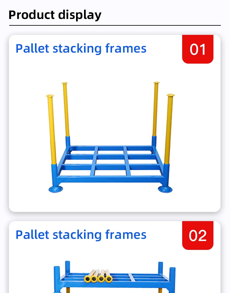 Customized Storage Warehouse Galvanized Welded Steel Stackable Pallet ...