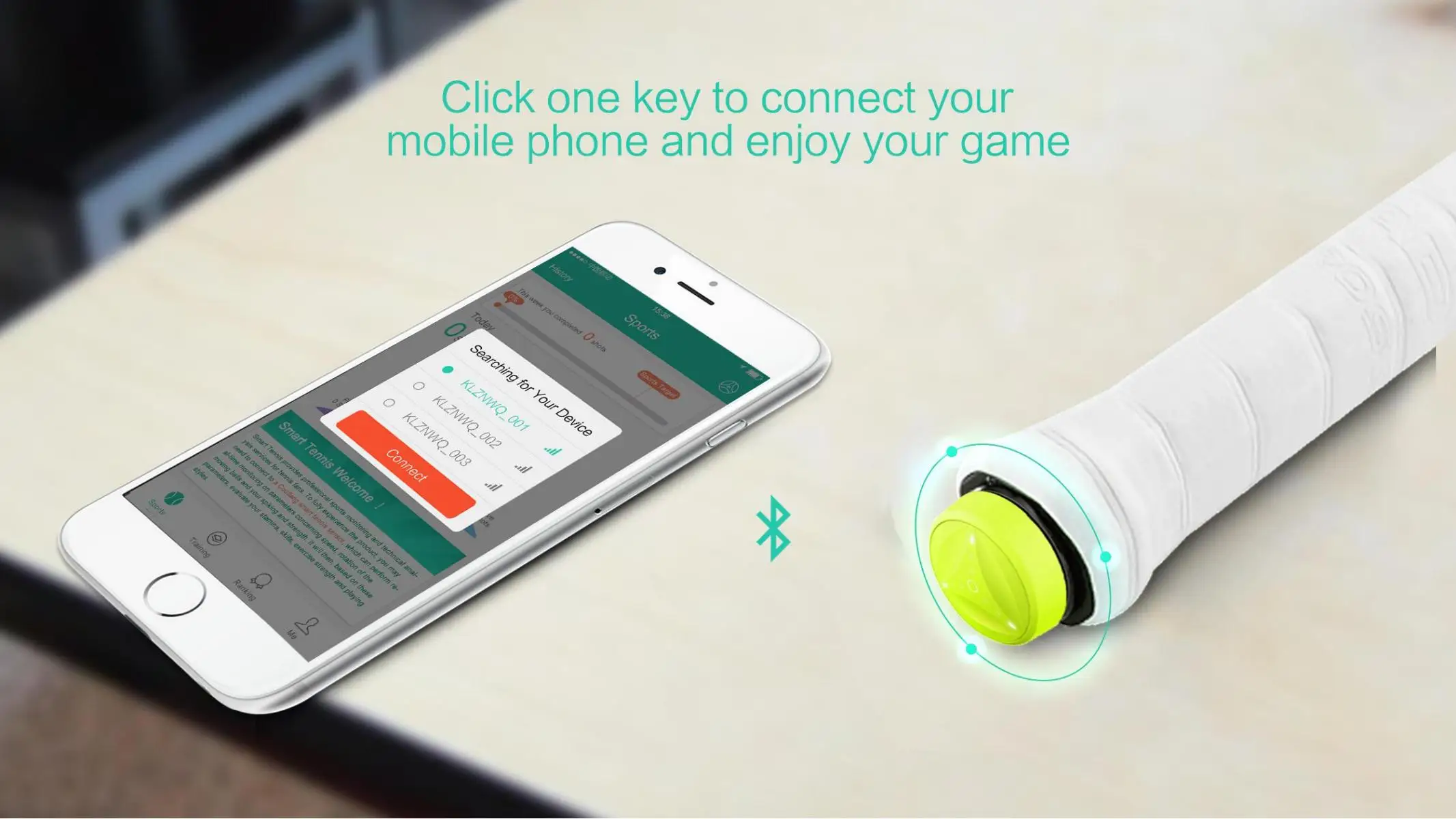 Tennis Smart Sensor Tracker Motion Detector Analyzer Smart Tennis ...