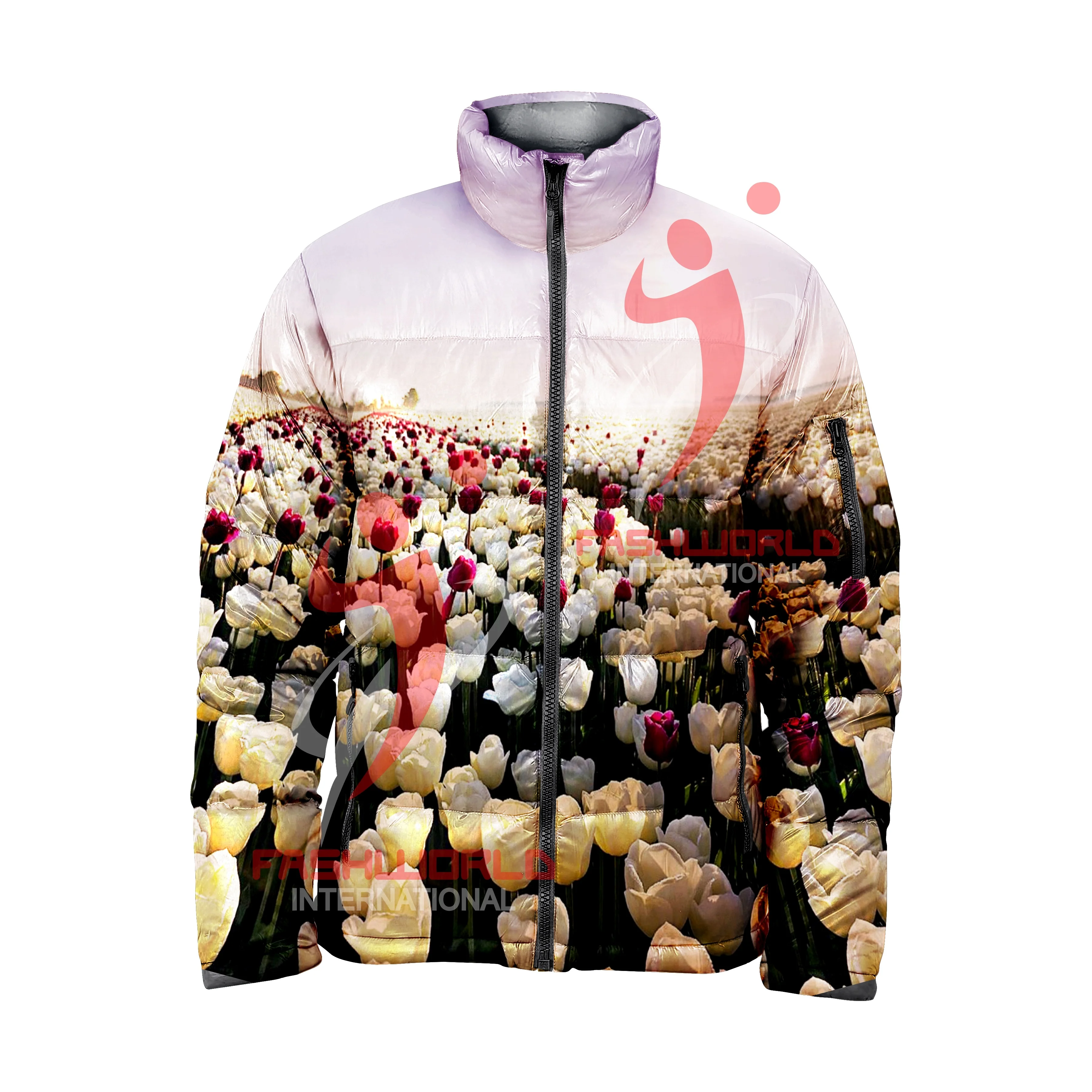 High Quality Custom Sublimated Puffer Jacket Custom Style Puffer Jacket ...