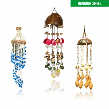 Decorations Shell Wind Chime | Beach Spiral Seashell Wind Chimes ...