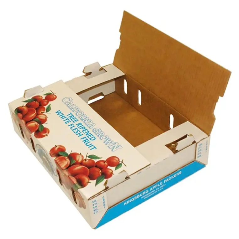 Custom Printed Corrugated Cardboard, Red Dates, Tomatoes, Fresh ...